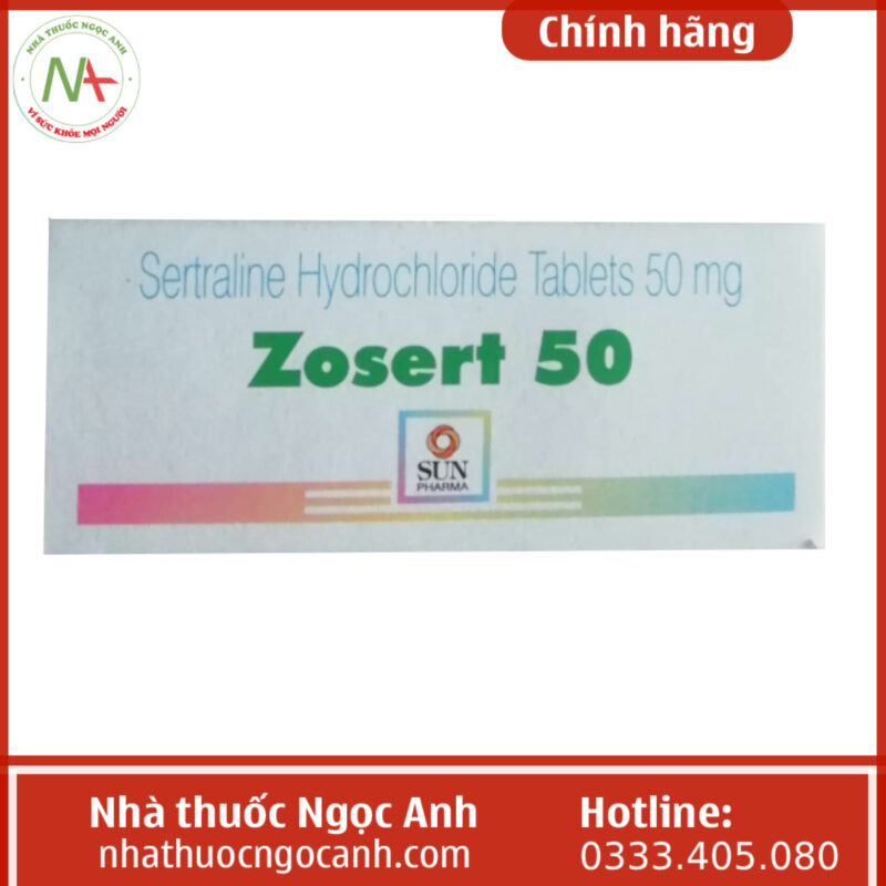 Thuốc Zosert 50 là thuốc gì, giá bao nhiêu? Mua ở đâu?