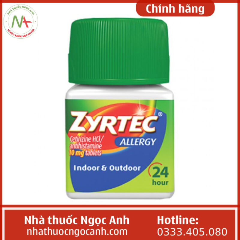 Thuốc Zyrtec Allergy là thuốc gì, giá bao nhiêu? Mua ở đâu?