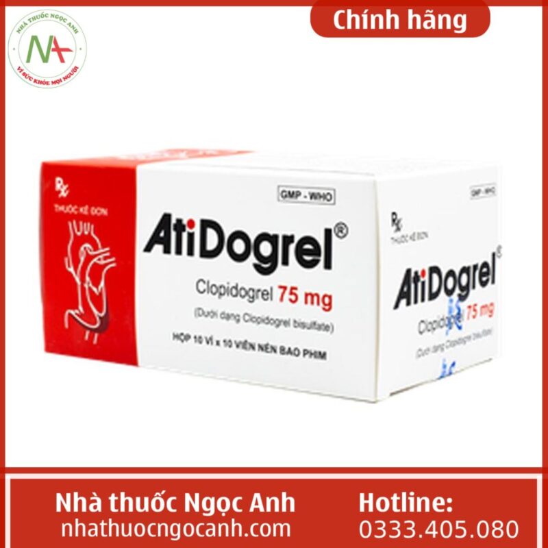 Thuốc AtiDogrel là thuốc gì, có tác dụng gì, giá bao nhiêu, mua ở đâu