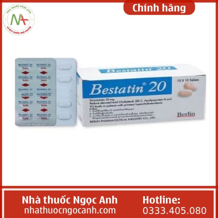 Thuốc Bestatin 20 là thuốc gì, giá bao nhêu, mua ở đâu