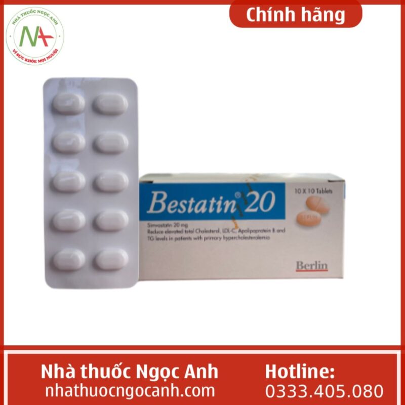 Thuốc Bestatin 20 là thuốc gì, giá bao nhêu, mua ở đâu