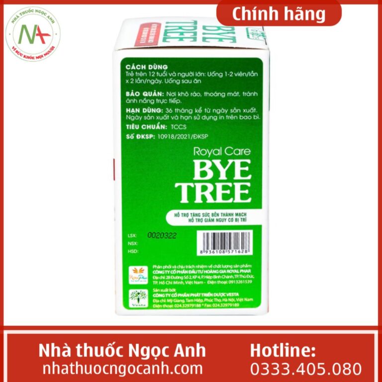 Thuốc Bye Tree có tốt không? giá bao nhiêu? mua ở đâu