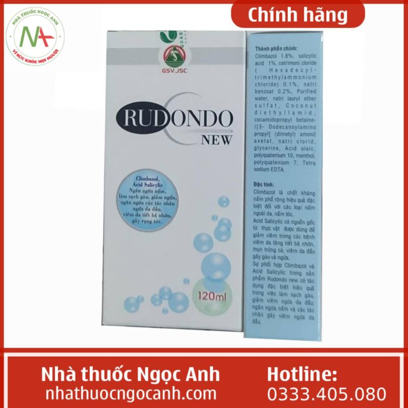 Dầu tắm gội Rudondo New 120ml có tốt không? giá bao nhiêu? mua ở đâu
