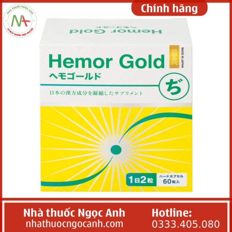 Thuốc Hemor Gold Jpanwell có tốt không? giá bao nhiêu? mua ở đâu