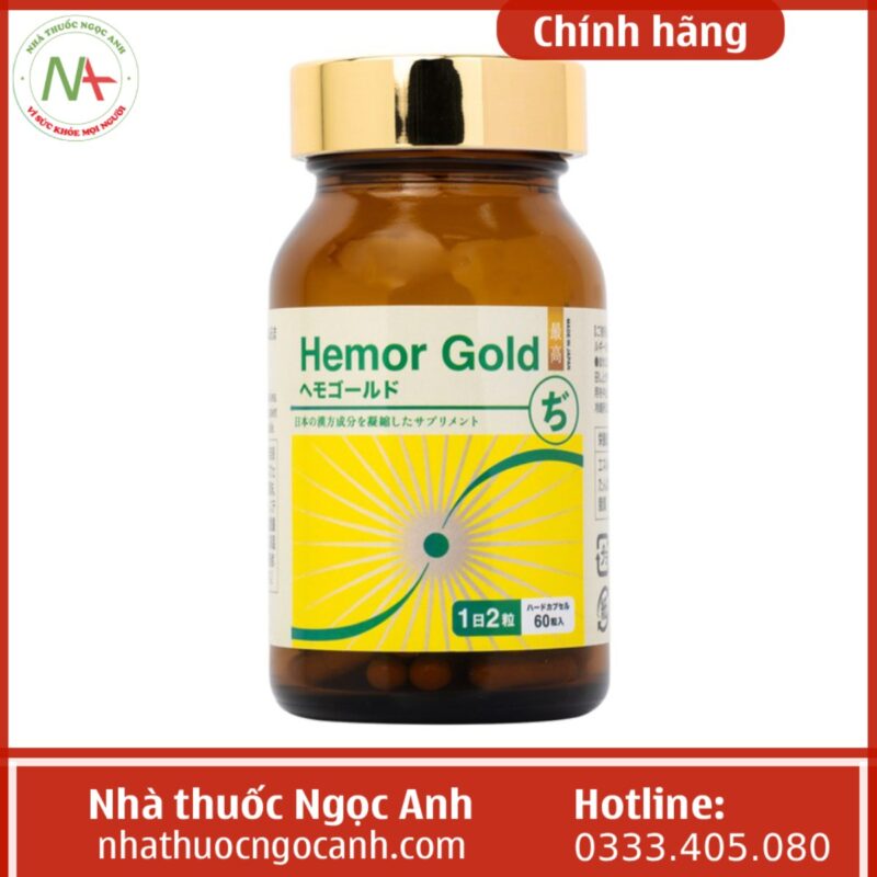Thuốc Hemor Gold Jpanwell có tốt không? giá bao nhiêu? mua ở đâu