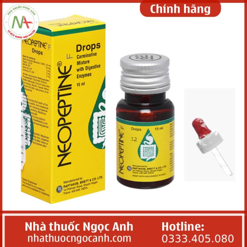 Thuốc Neopeptine F Drops có tốt không? giá bao nhiêu? Mua ở đâu