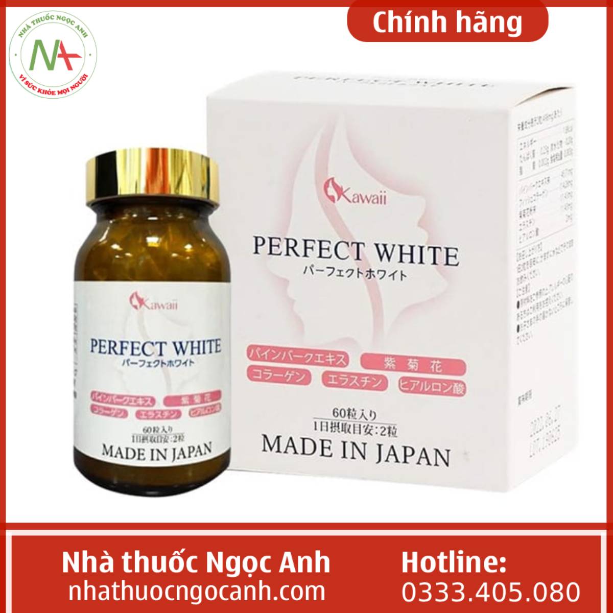 Thuốc Perfect White có tốt không? giá bao nhiêu? Mua ở đâu