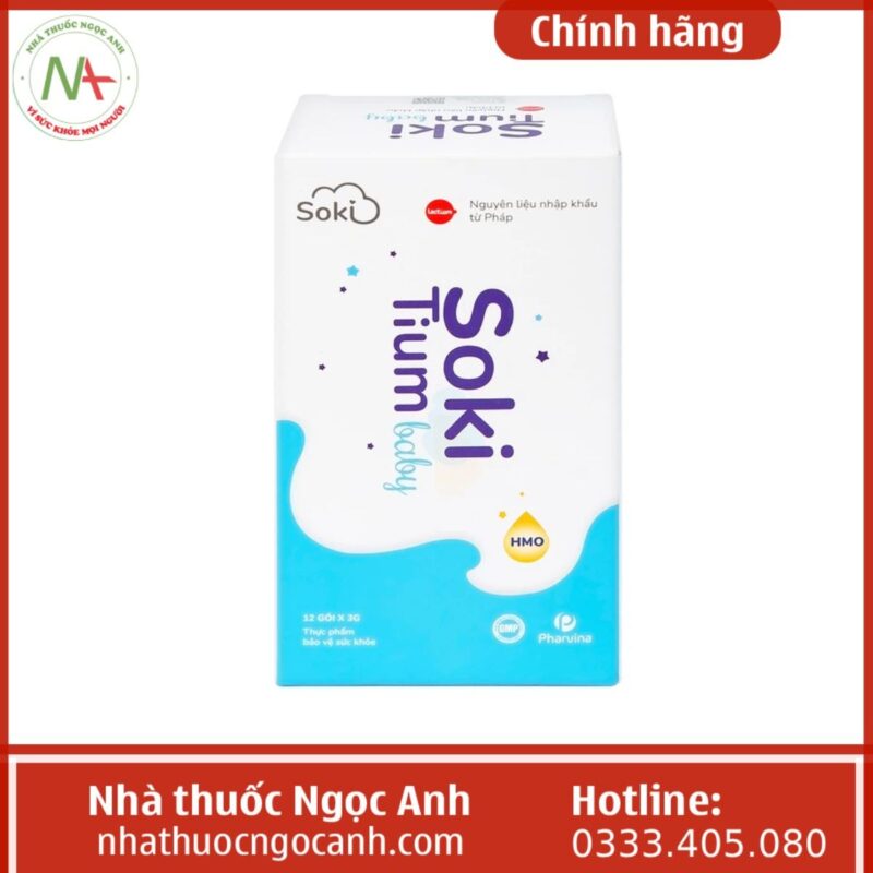 Bột hòa tan Soki Tium Baby giá bao nhiêu, mua ở đâu