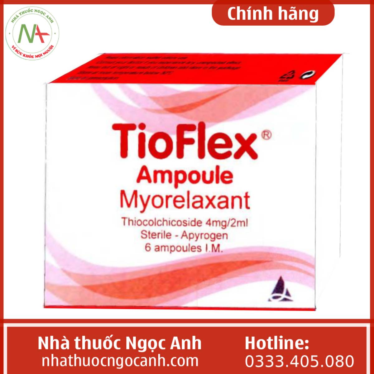 Thuốc Tioflex có tác dụng gì? giá bao nhiêu? mua ở đâu