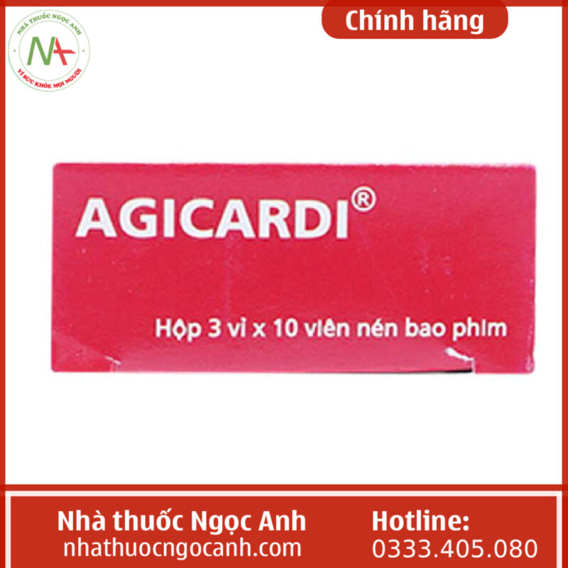 Thuốc Agicardi 5mg là thuốc gì, giá bao nhiêu? Mua ở đâu?