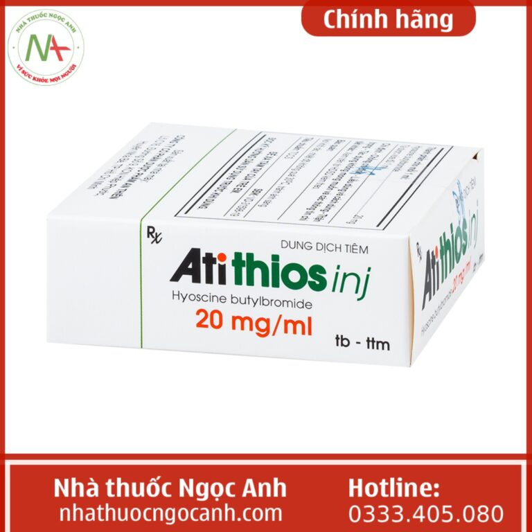 Thuốc Atithios inj 20 mg/ml là thuốc gì, có tác dụng gì, giá bao nhiêu ...