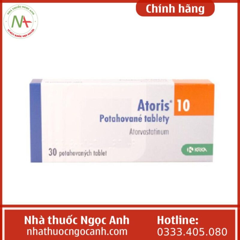 Thuốc Atoris 10 mg là thuốc gì, tác dụng, giá bao nhiêu, mua ở đâu