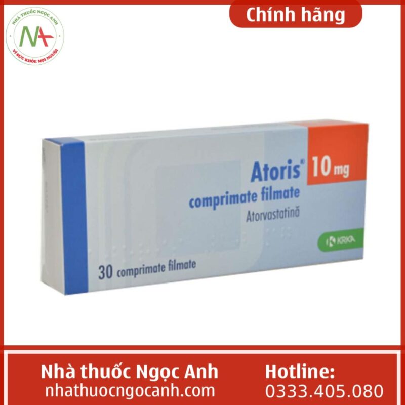 Thuốc Atoris 10 mg là thuốc gì, tác dụng, giá bao nhiêu, mua ở đâu