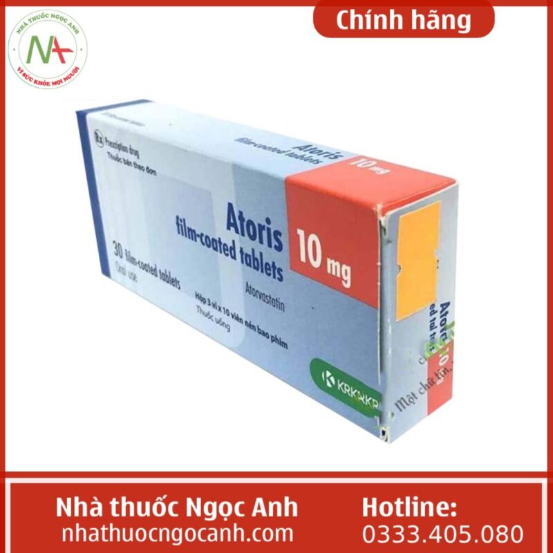 Thuốc Atoris 10 mg là thuốc gì, tác dụng, giá bao nhiêu, mua ở đâu