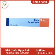 Thuốc Atoris 10 mg là thuốc gì, tác dụng, giá bao nhiêu, mua ở đâu