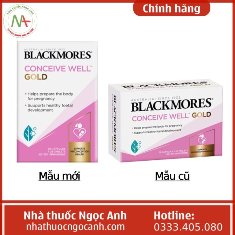 Thuốc bổ trứng Blackmores Conceive Well Gold giá bao nhiêu, mua ở đâu