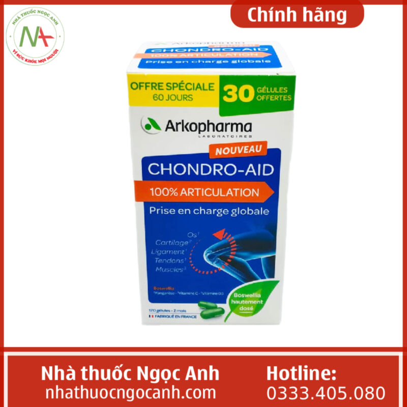 Thuốc Chondro-aid 100% Articulation Arkopharma của Pháp là thuốc gì, có ...
