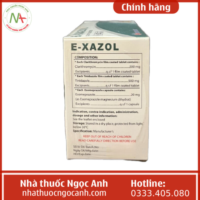 Thuốc E-xazol là thuốc gì, giá bao nhiêu, mua ở đâu?