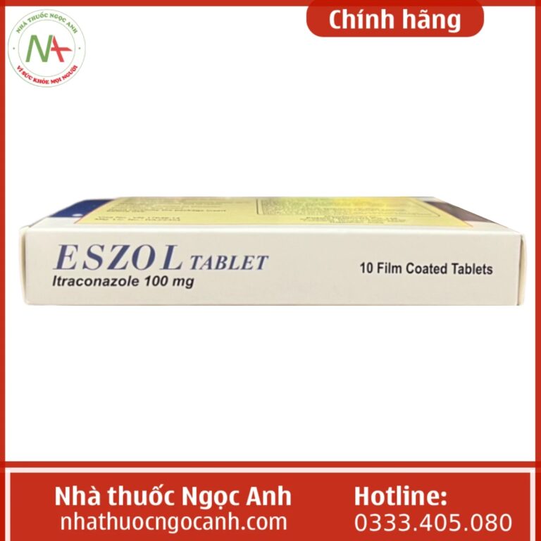 Thuốc Eszol Tablet 100mg là thuốc gì, giá bao nhiêu, mua ở đâu?