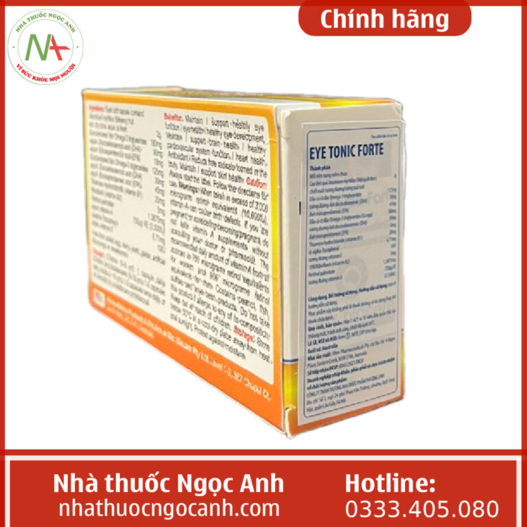 Thuốc Eye Tonic Forte có tác dụng gì, giá bao nhiêu, mua ở đâu?