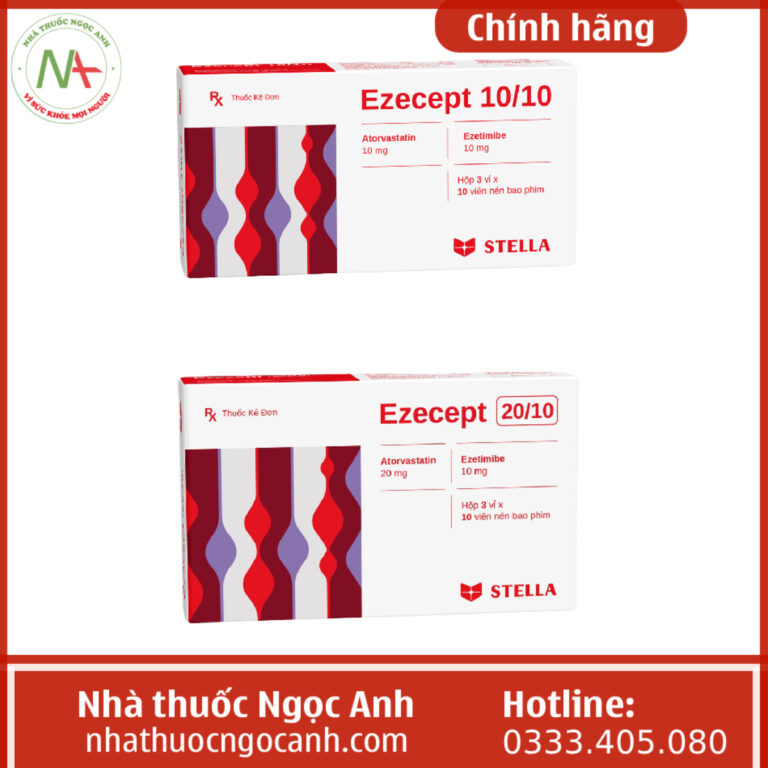Thuốc Ezecept 20/10 là thuốc gì, giá bao nhiêu? Mua ở đâu?
