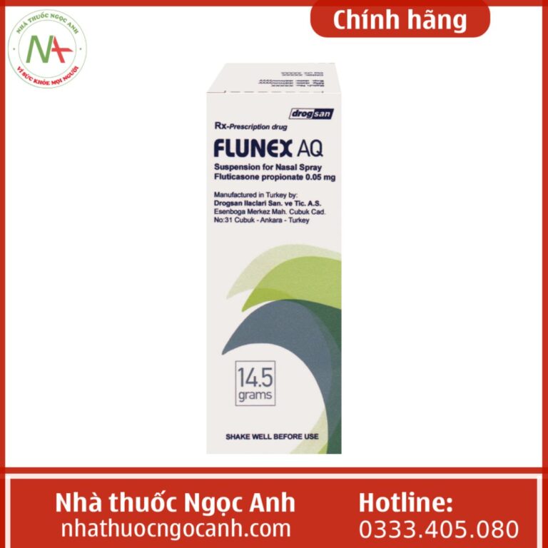 Thuốc xịt mũi Flunex AQ có tác dụng gì, giá bao nhiêu, mua ở đâu?