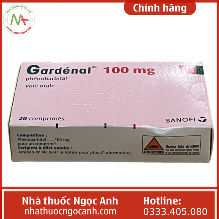 Thuốc Gardenal 100mg Sanofi là thuốc gì, giá bao nhiêu, mua ở đâu