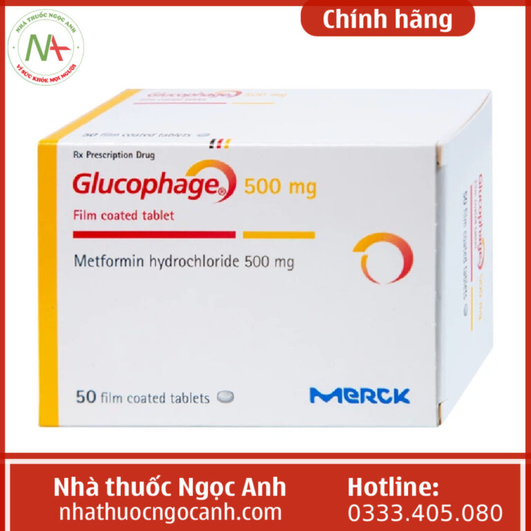 Thuốc tiểu đường Glucophage 500mg là thuốc gì, giá bao nhiêu? Mua ở đâu?