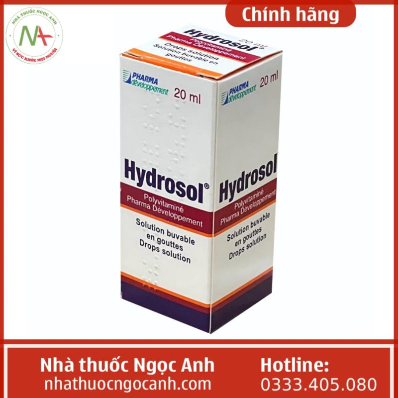 Thuốc Hydrosol Polyvitamine 20ml uống lúc nào, giá bao nhiêu, mua ở đâu?