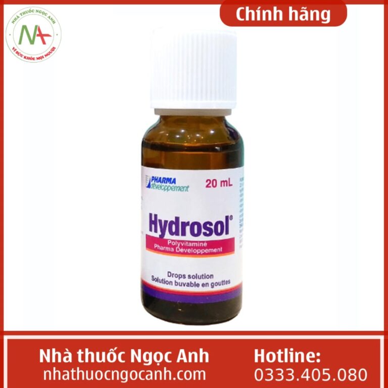 Thuốc Hydrosol Polyvitamine 20ml uống lúc nào, giá bao nhiêu, mua ở đâu?
