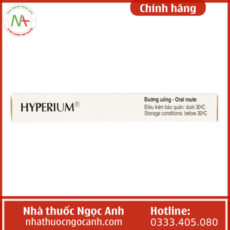 Thuốc huyết áp Hyperium thuộc nhóm nào, giá bao nhiêu? Mua ở đâu?