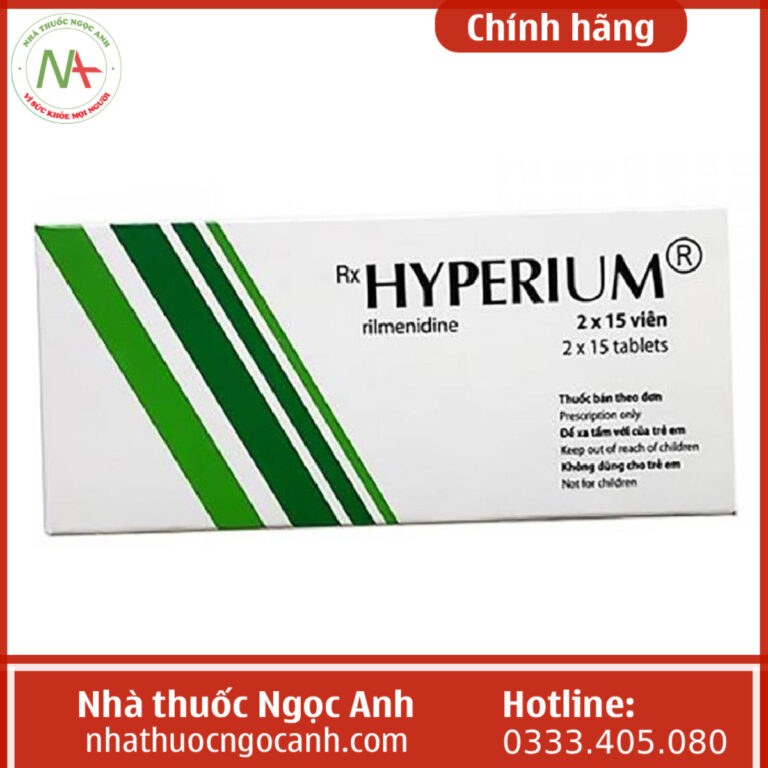 Thuốc huyết áp Hyperium thuộc nhóm nào, giá bao nhiêu? Mua ở đâu?