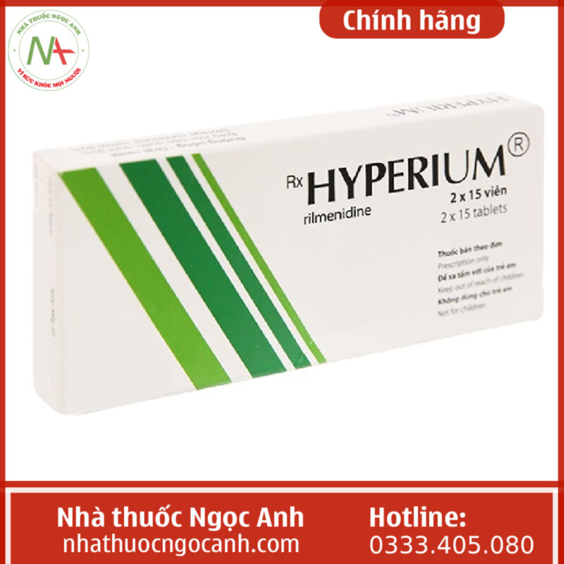 Thuốc huyết áp Hyperium thuộc nhóm nào, giá bao nhiêu? Mua ở đâu?