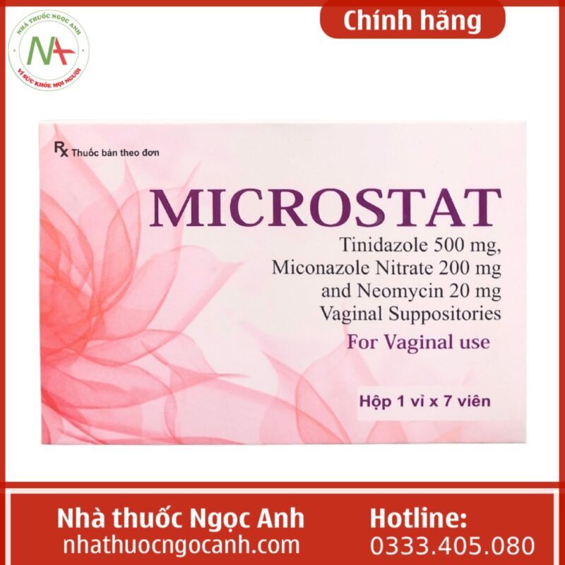 Thuốc đặt Microstat là thuốc gì, có tác dụng gì, cách dùng, giá bao ...