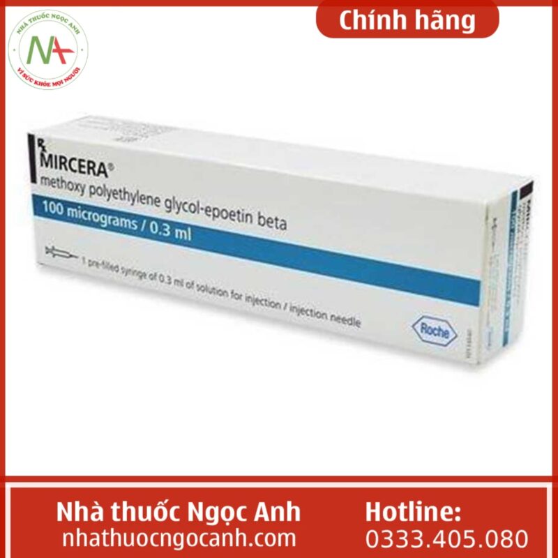 Thuốc tiêm Mircera 100mcg/0.3ml cách tiêm, giá bao nhiêu, mua ở đâu?