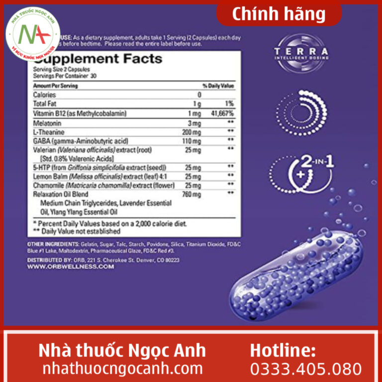 Viên uống hỗ trợ giấc ngủ ORB Sleep Complex giá bao nhiêu? Mua ở đâu?