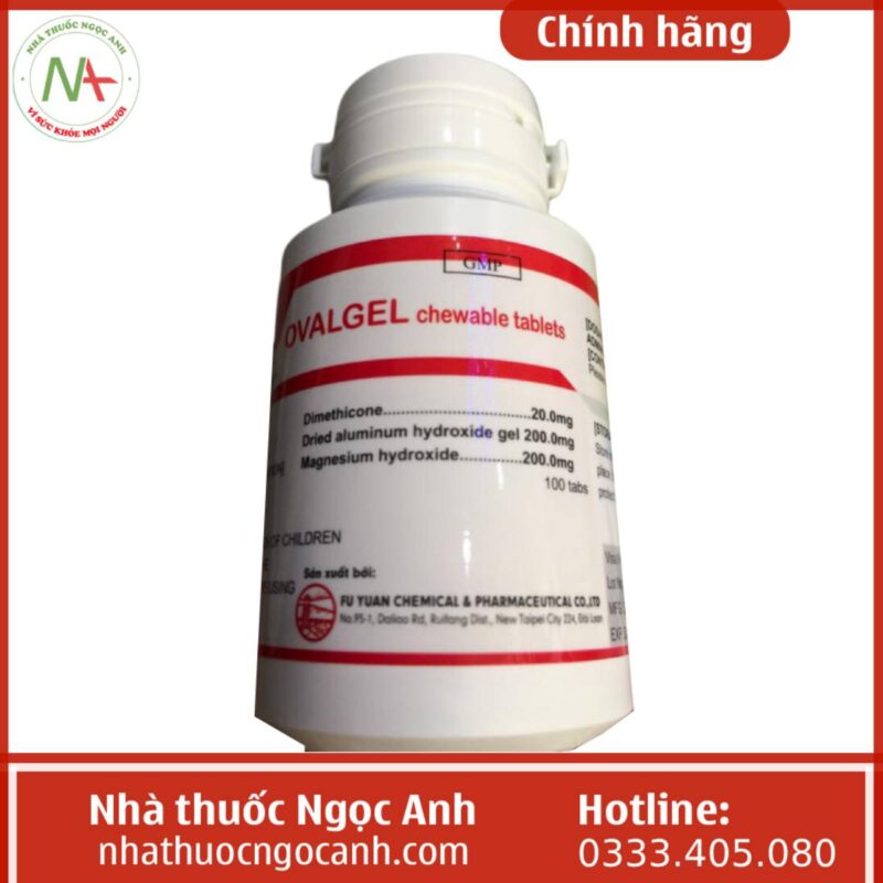 Thuốc Ovalgel Chewable Tablets là thuốc gì, giá bao nhiêu, mua ở đâu?