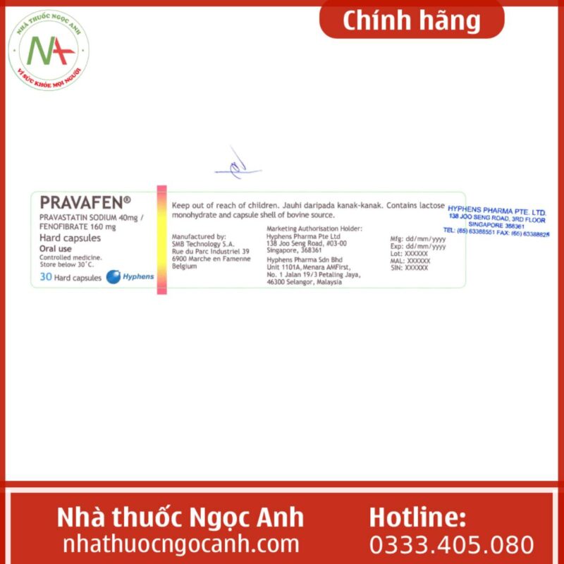 Thuốc Pravafen có tác dụng gì, giá bao nhiêu, mua ở đâu?