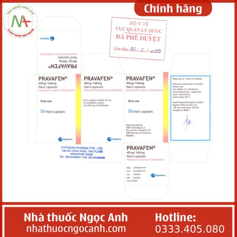 Thuốc Pravafen có tác dụng gì, giá bao nhiêu, mua ở đâu?