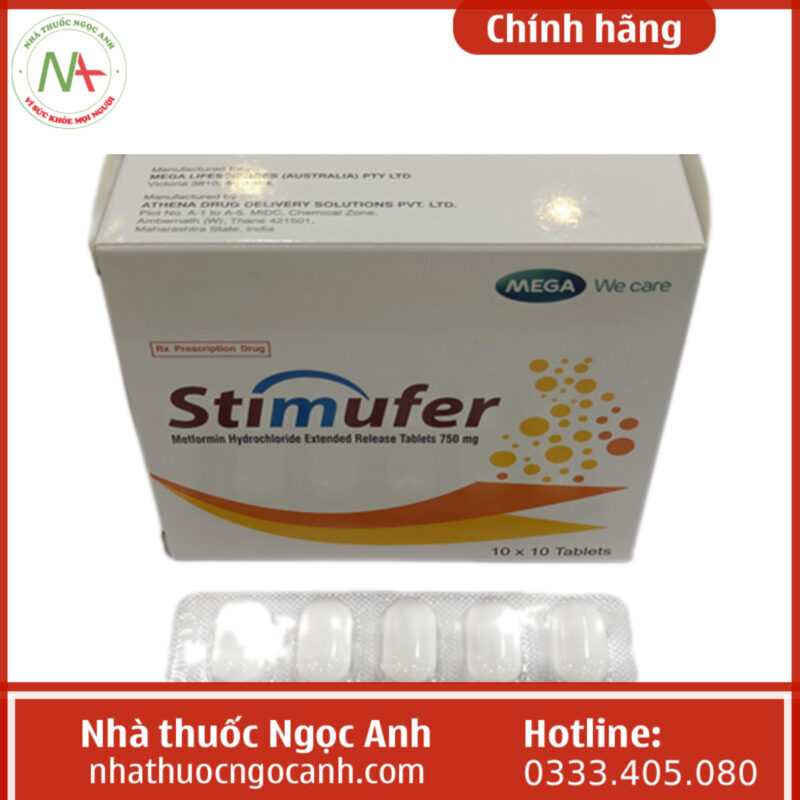 Thuốc Stimufer 750mg là thuốc gì, tác dụng, giá bao nhiêu, mua ở đâu?