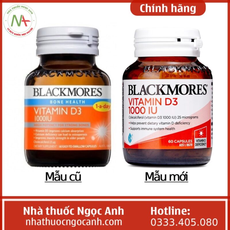 Thuốc Vitamin D3 1000IU Blackmores của Úc giá bao nhiêu, mua ở đâu