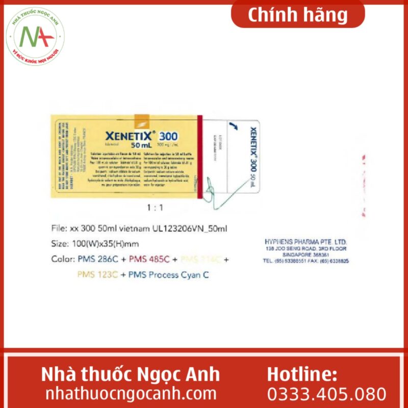 Thuốc Xenetix 300 là thuốc gì, có tác dụng gì, giá bao nhiêu, mua ở đâu?