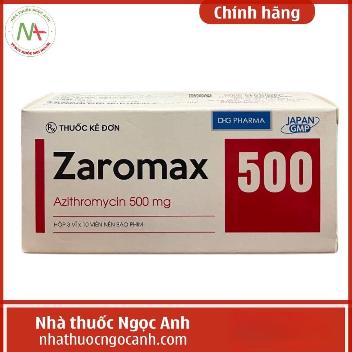 Zaromax 500 là thuốc gì? Công dụng, cách dùng và lưu ý