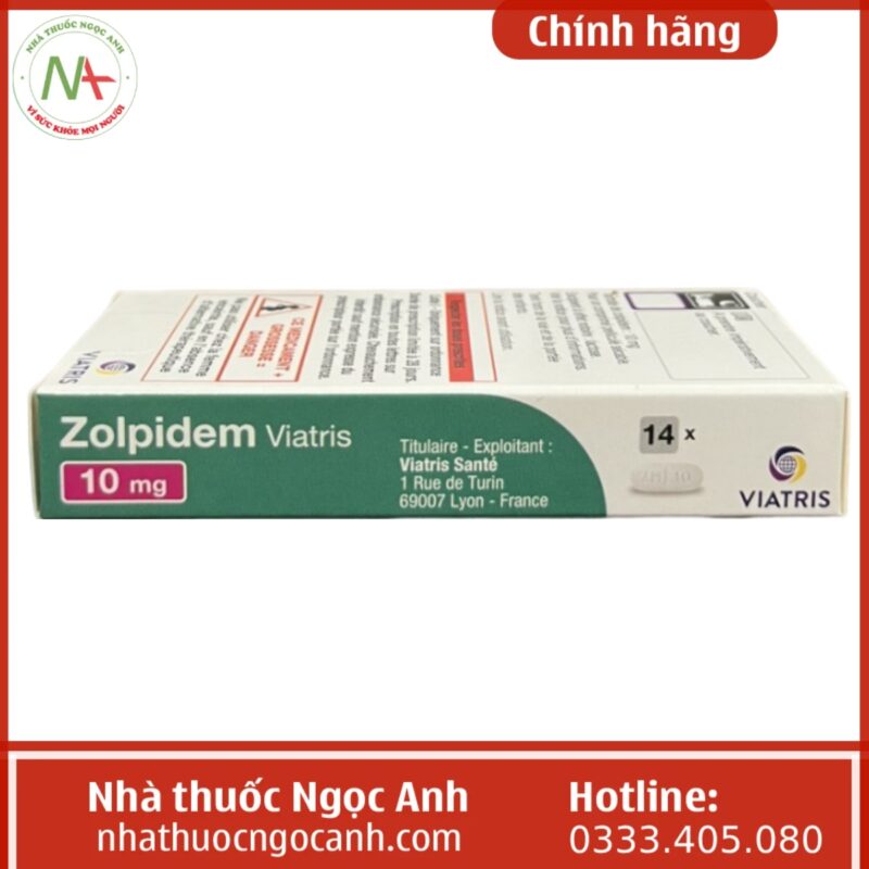 Thuốc Zolpidem Viatris 10mg là thuốc gì, giá bao nhiêu, mua ở đâu