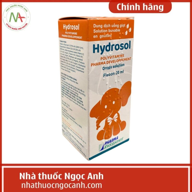 Thuốc Hydrosol Polyvitamine Pharma Developpement giá bao nhiêu, mua ở đâu?