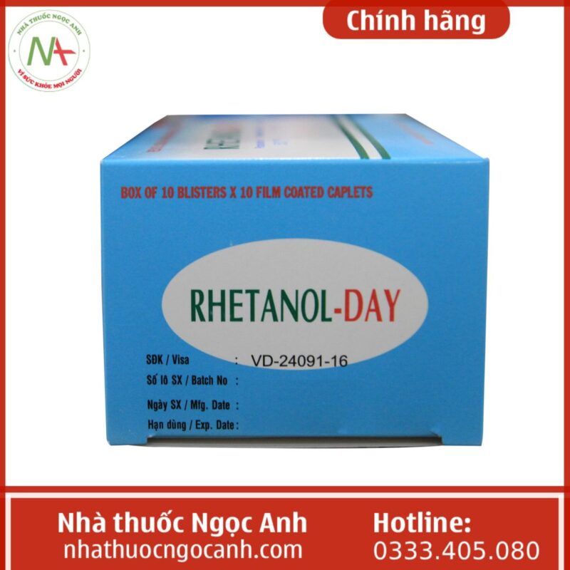 Thuốc Rhetanol-Day là thuốc gì, tác dụng, giá bao nhiêu, mua ở đâu