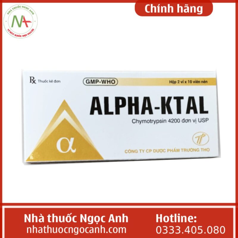 Thuốc Alpha-Ktal có tác dụng gì? Giá bao nhiêu? Mua ở đâu