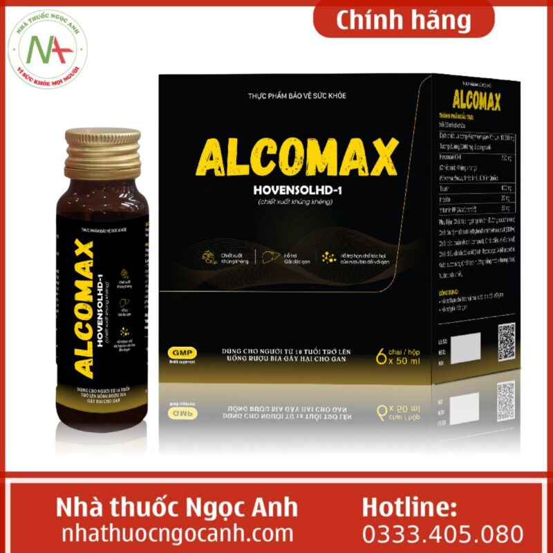 Thuốc giải rượu Alcomax có tốt không, giá bao nhiêu, mua ở đâu?