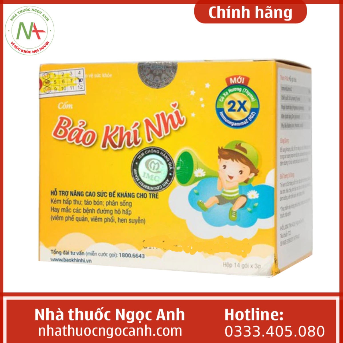 Cốm Bảo Khí Nhi có tác dụng gì, có tốt không, có bán ở đâu, giá bao nhiêu?