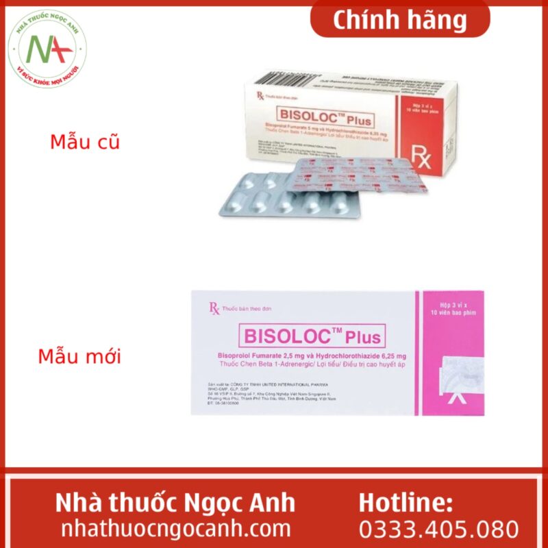Thuốc Bisoloc Plus là thuốc gì, có tác dụng gì, giá bao nhiêu, mua ở đâu?